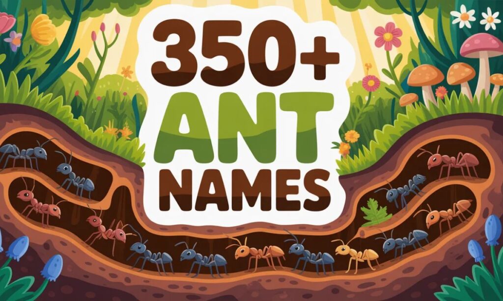 350+ Top Ant Names: Funny, Cool & Memorable Choices